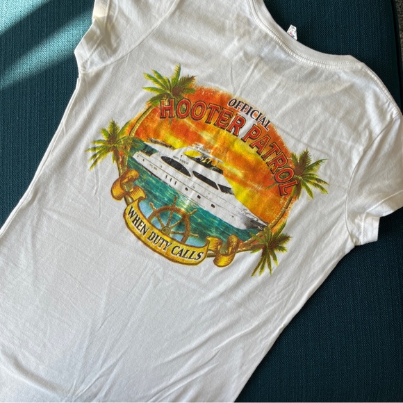 Hooters | Tops | Rare Hooters Hooter Patrol T Shirt | Poshmark
